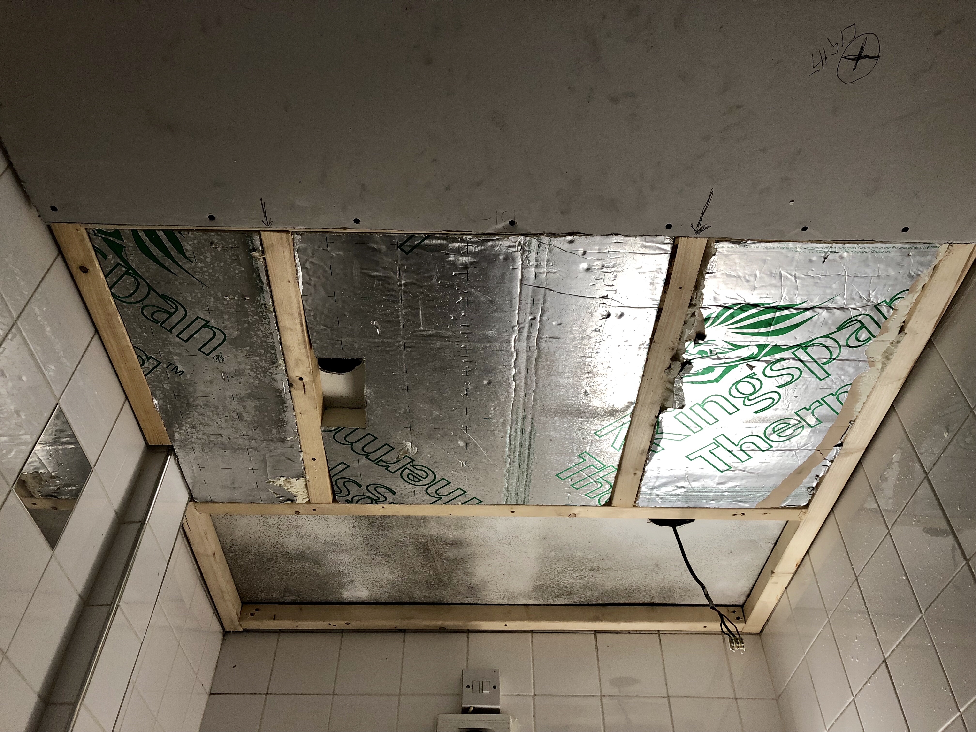 How To Make A Cold Bathroom Ceiling Warm, To Help Banish Black Mould