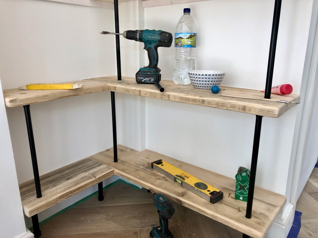 Treasure Tingle: Scaffolding Plank Bespoke Bookcase for Your Home Made ...